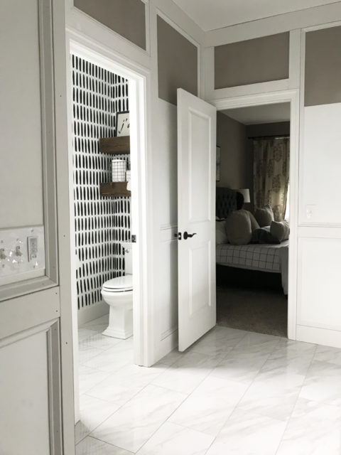 Master Bathroom Remodel: Vanity and Wood Trim | TNRH