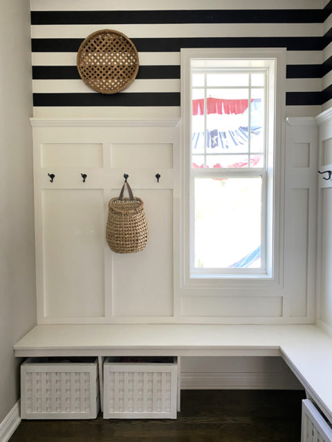 How to Create Mudroom Shoe Storage Bins with Style | TNRH